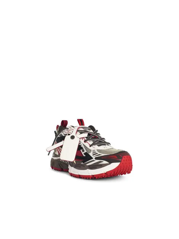 Off-White Be Right Back" Leather Blend Sneakers - Red