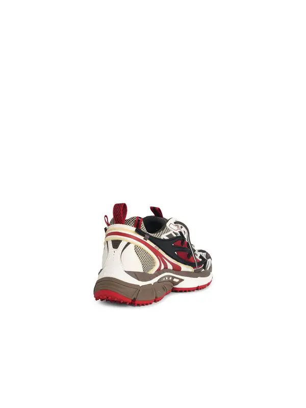 Off-White Be Right Back" Leather Blend Sneakers - Red
