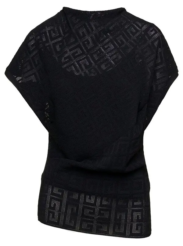 Givenchy Black Viscose Top