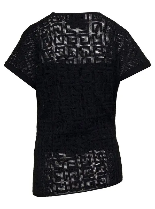 Givenchy Black Viscose Top