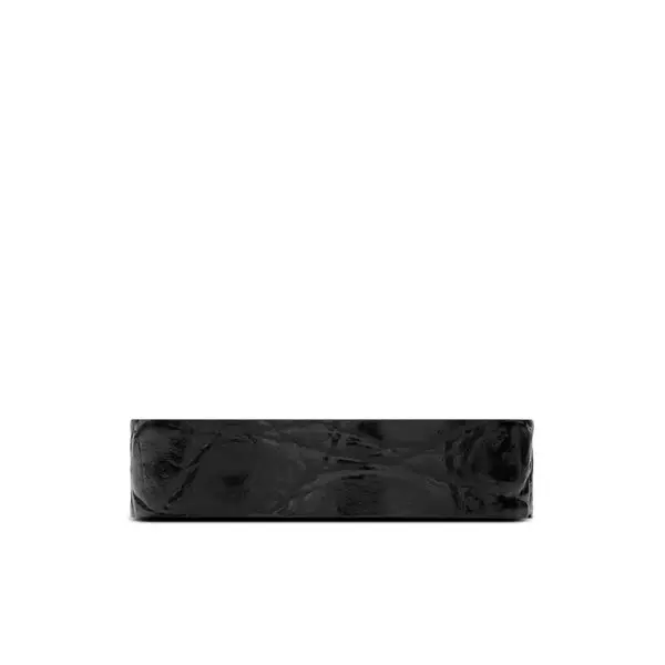 Saint Laurent Engraved Logo Spike Stud Leather Bracelet