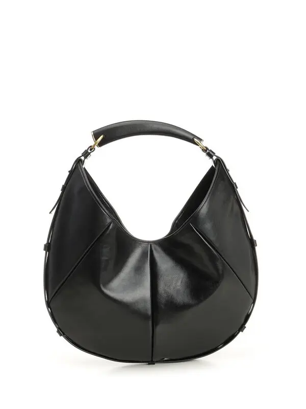 Saint Laurent Calfskin Hobo Bag - Black