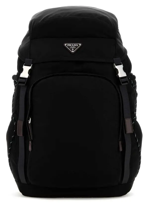 Prada Canvas Backpack - Black