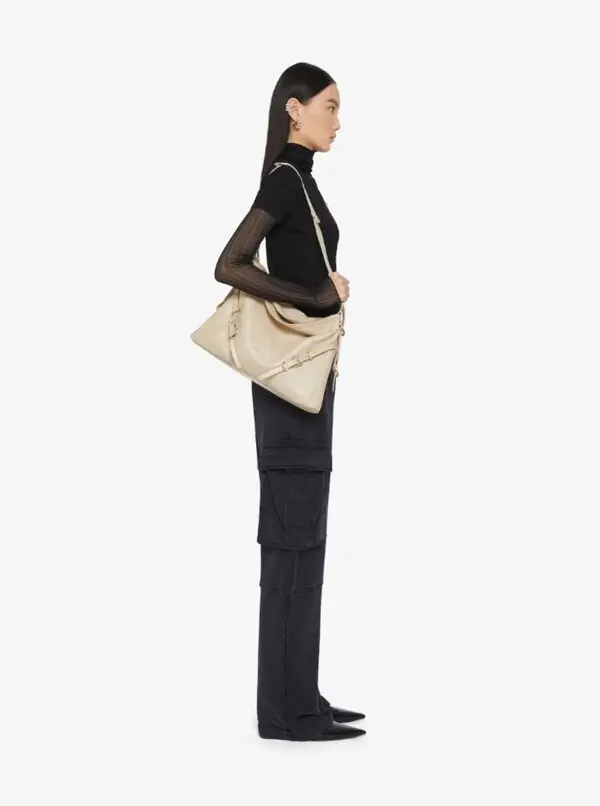 Givenchy Voyou Shoulder Bag In Smooth Leather