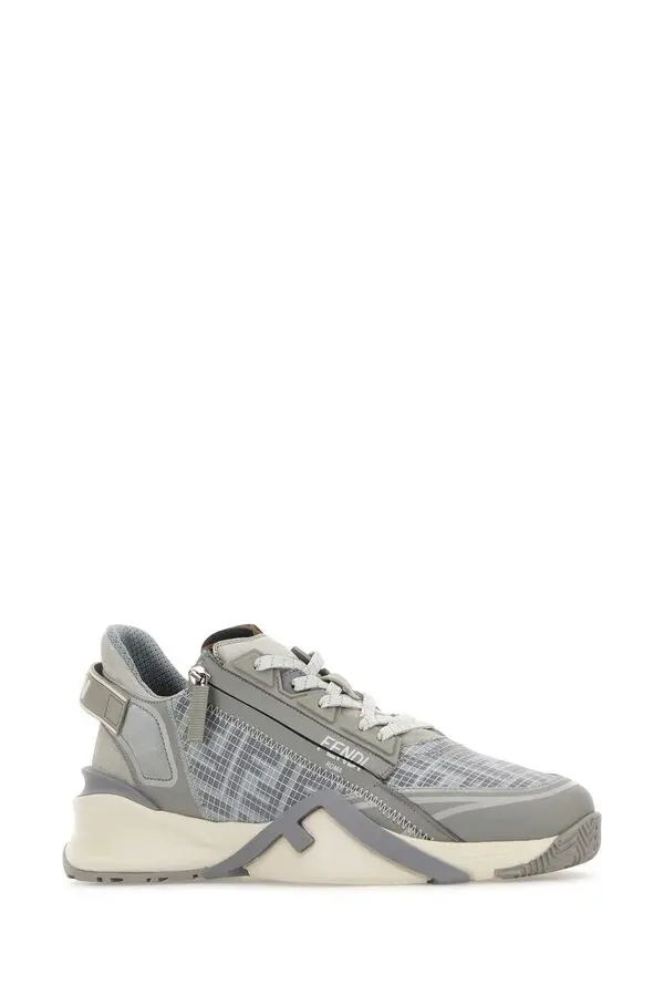 Fendi Fabric Flow Sneakers - Gray