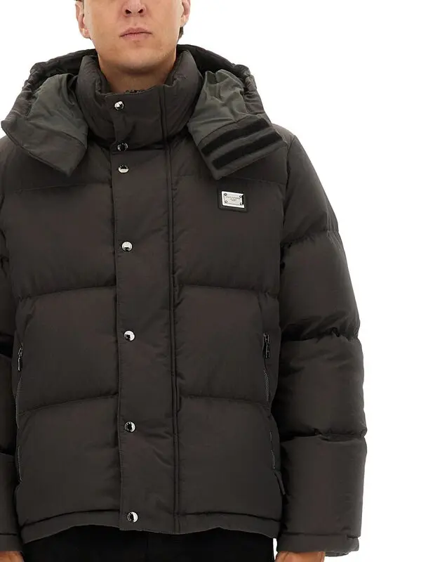 Dolce & Gabbana Padded Down Jacket - Gray