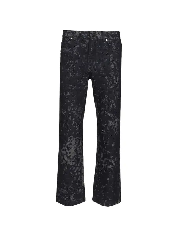 Fendi Falena Drops Jacquard Jeans