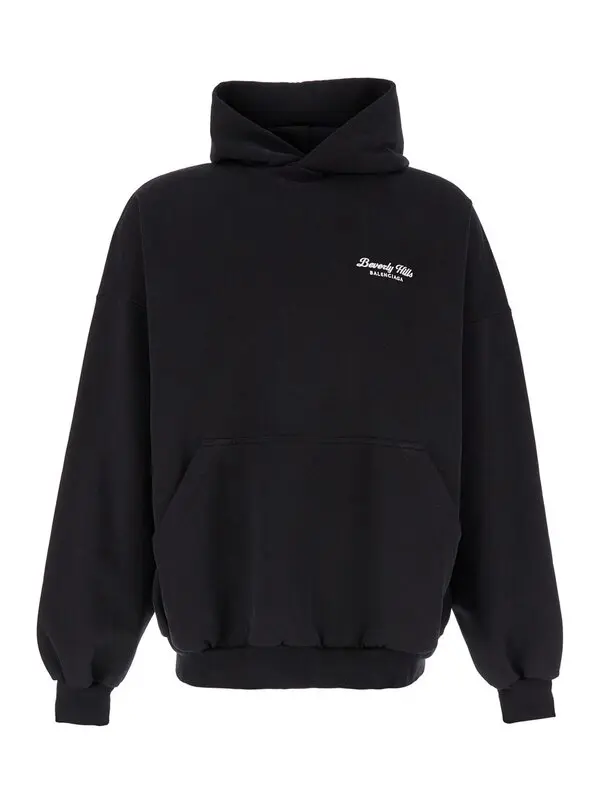 Balenciaga Beverly Hills Cotton Hoodie - Multicolor