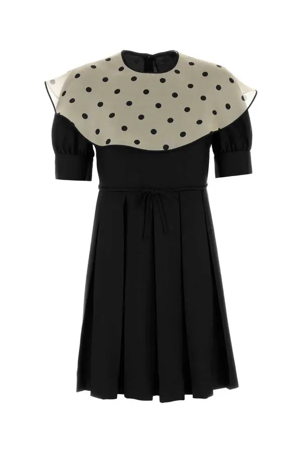 Valentino Garavani Silk Mini Dress - Black