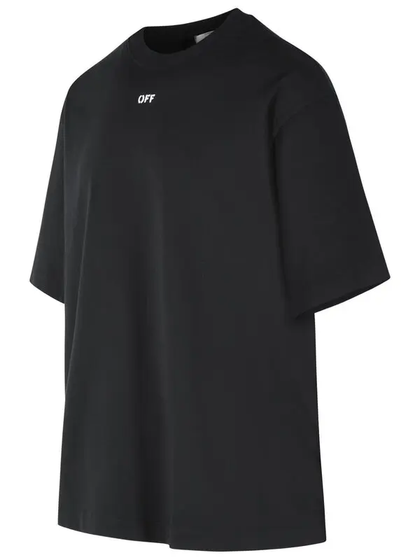 Off-White Chain' Cotton T-shirt - Black