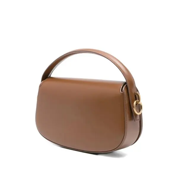 Saint Laurent Leather Tote Bag - Brown