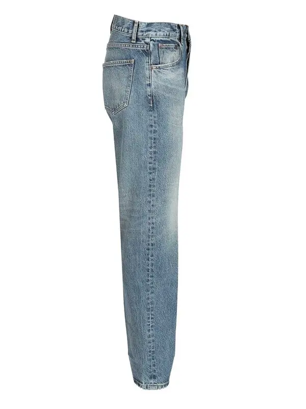Celine Boyfriend Jeans In Cotton Denim