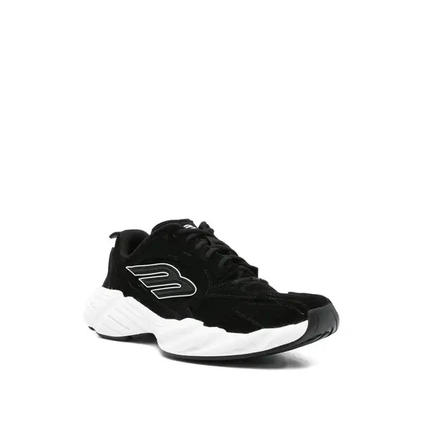 Balenciaga Suede Low-top Sneakers - Black