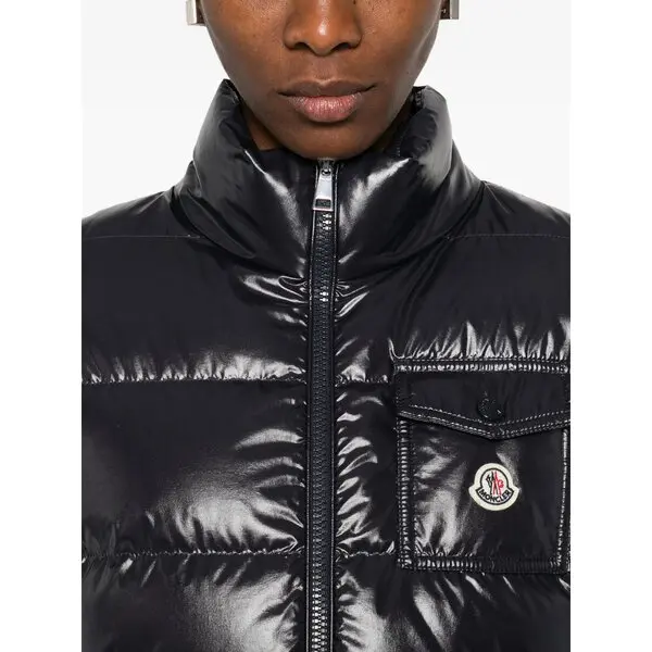 Moncler Padded Jacket With Logo Patch