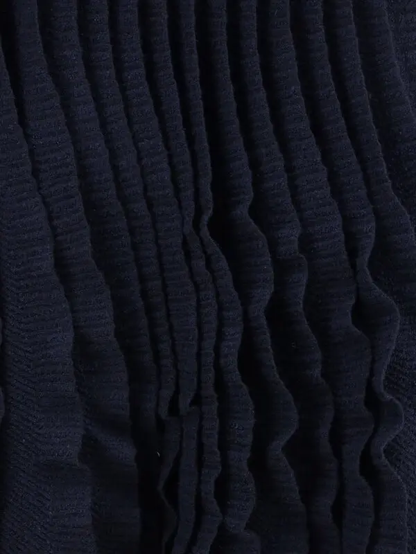 Alaïa Tweed Knit Ruffle Skirt