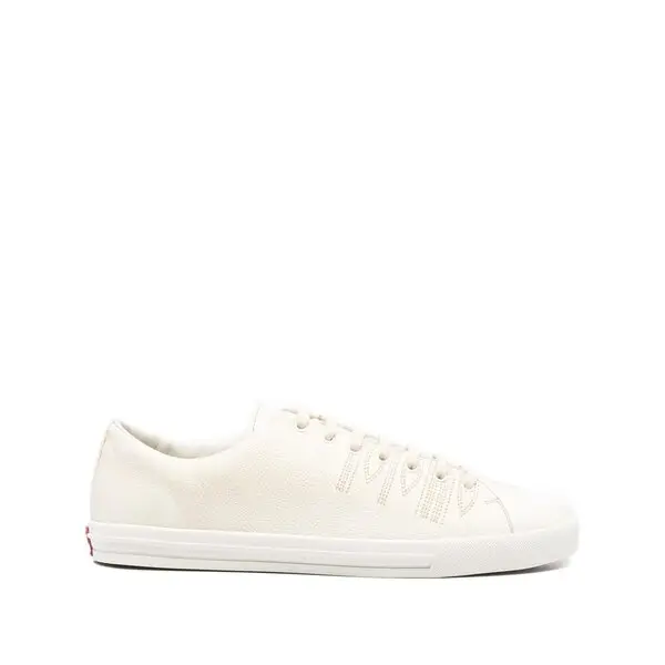 Prada Low-top Lace-up Trainers - Cream