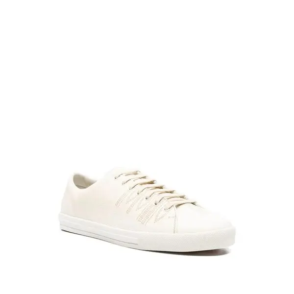 Prada Low-top Lace-up Trainers - Cream