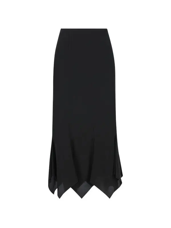 Valentino Garavani Crêpe De Chine Midi Skirt