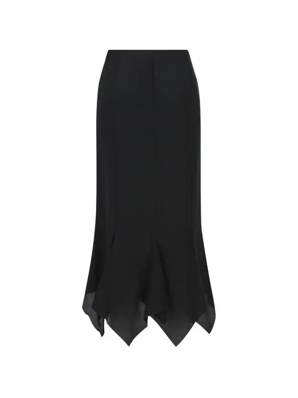 Valentino Garavani Crêpe De Chine Midi Skirt