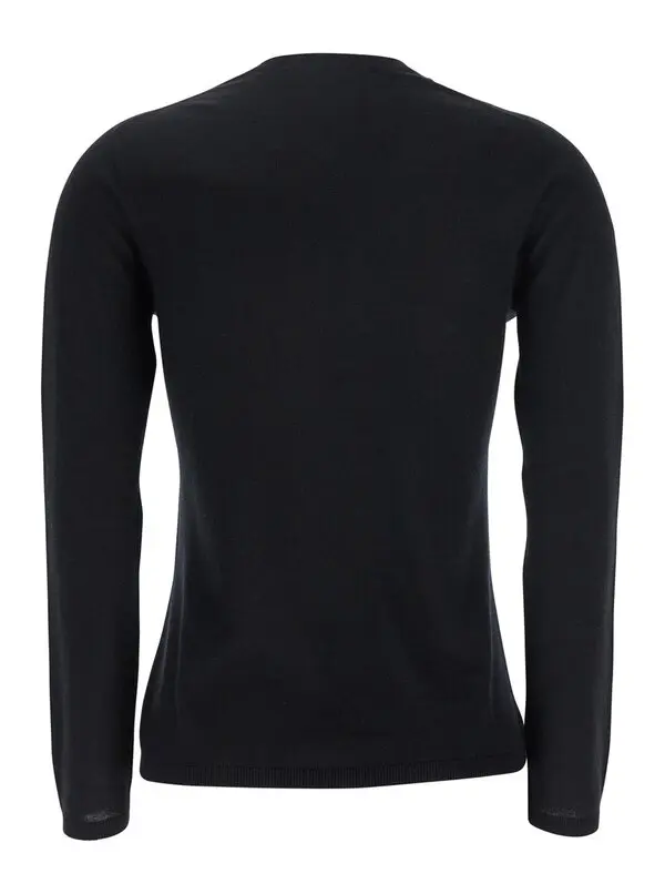 Max Mara Cashmere V-neck Sweater - Black