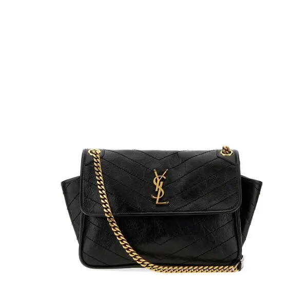 Saint Laurent Pw Mini Solfer Shoulder Bag - Black