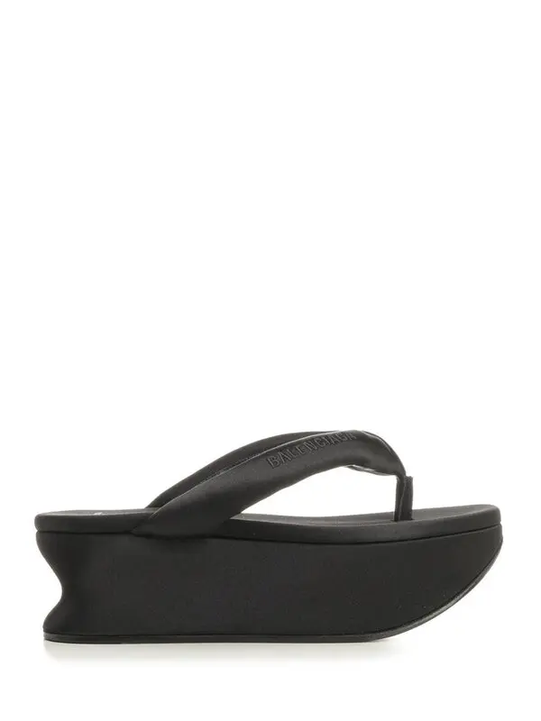 Balenciaga Gaeta Platform Flip-flops - Black