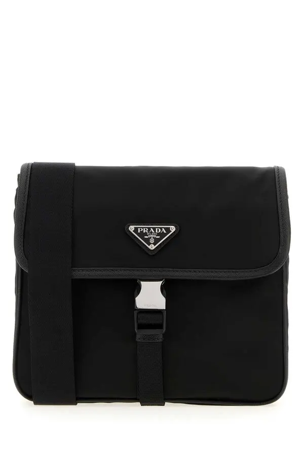 Prada Re-nylon Crossbody Bag - Black