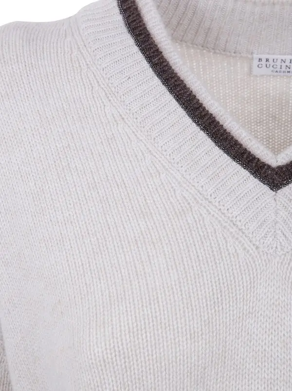 Brunello Cucinelli Cashmere V-neck Sweater