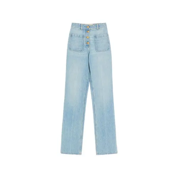 Valentino Garavani Denim Straight-leg Jeans - Blue
