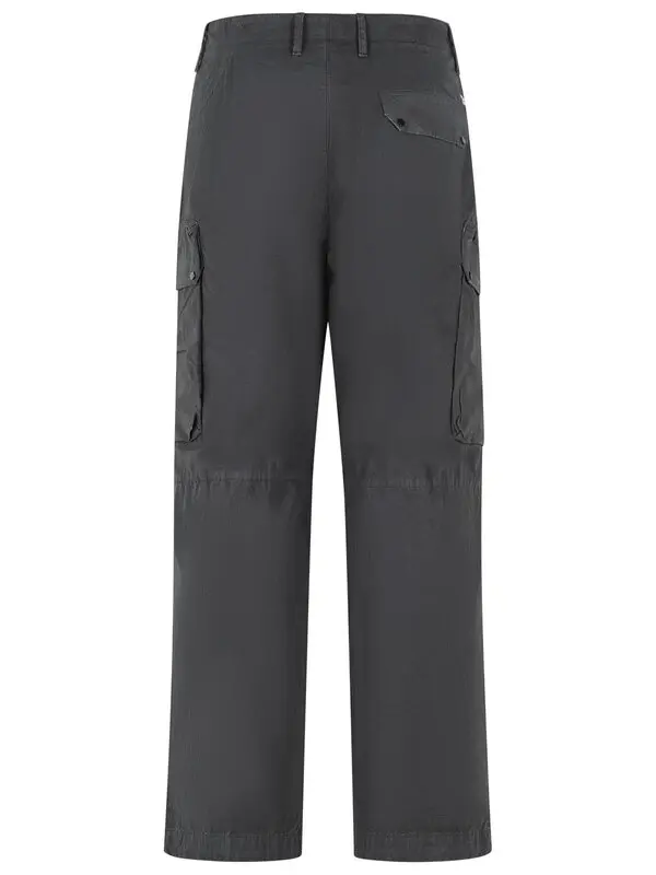C.P. COMPANY Cargo Pants With Lens Appliqu - Gray