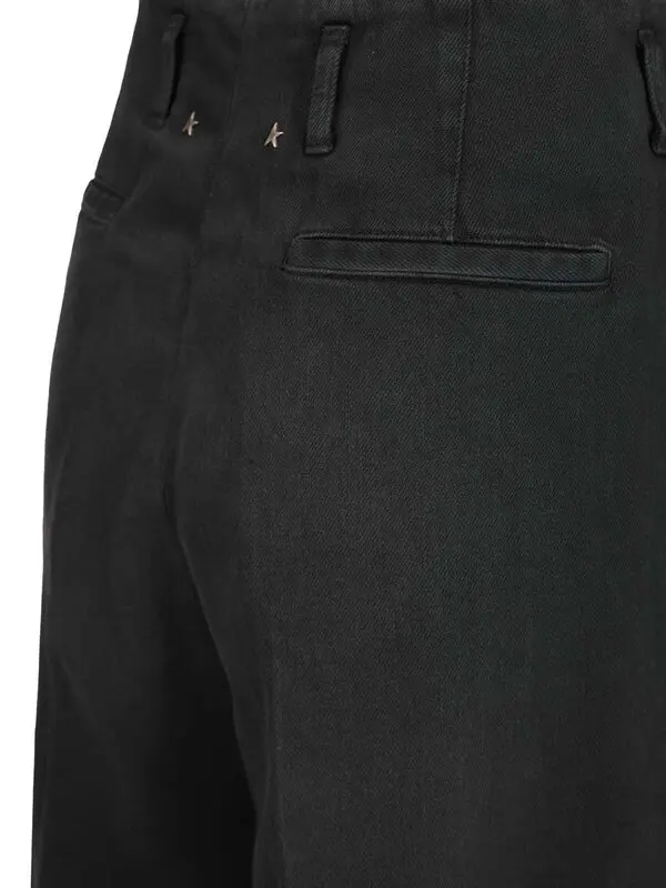 GOLDEN GOOSE Wide-leg Denim Trousers - Black
