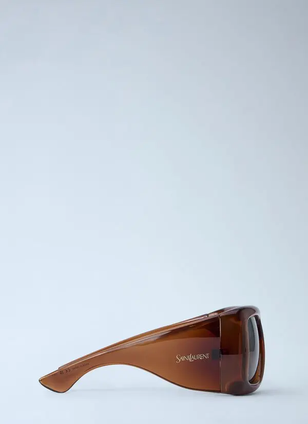Saint Laurent Oversized Injected Frame Sunglasses