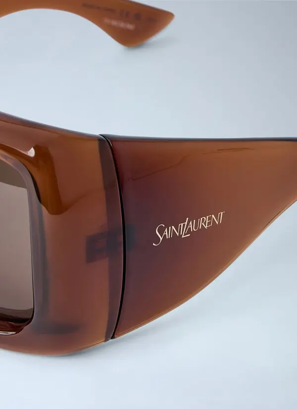 Saint Laurent Oversized Injected Frame Sunglasses