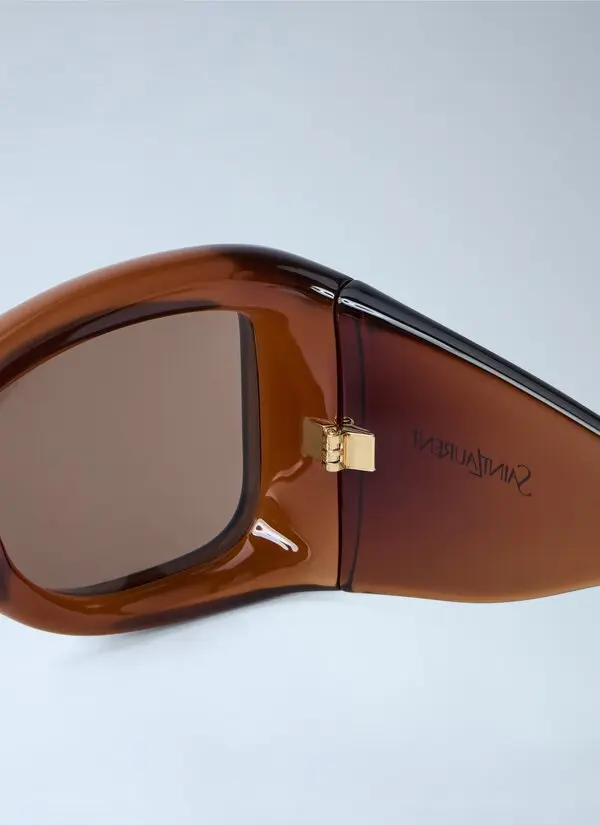 Saint Laurent Oversized Injected Frame Sunglasses