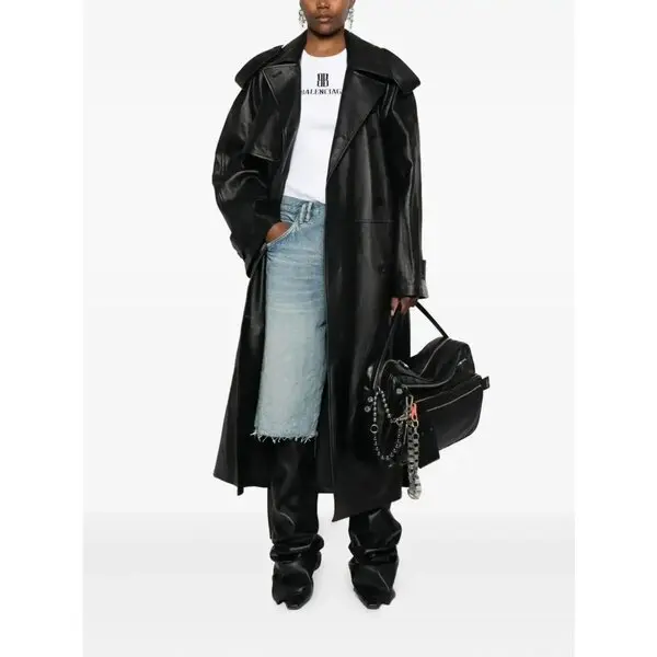 Balenciaga Lambskin Trench Coat