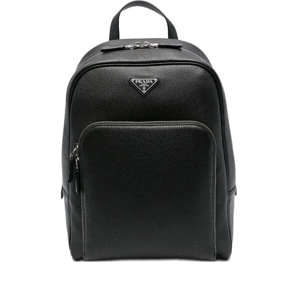 Prada Saffiano Leather Backpack - Black