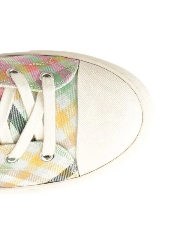 VIVIENNE WESTWOOD Heather Tartan" High-top Plimsolls