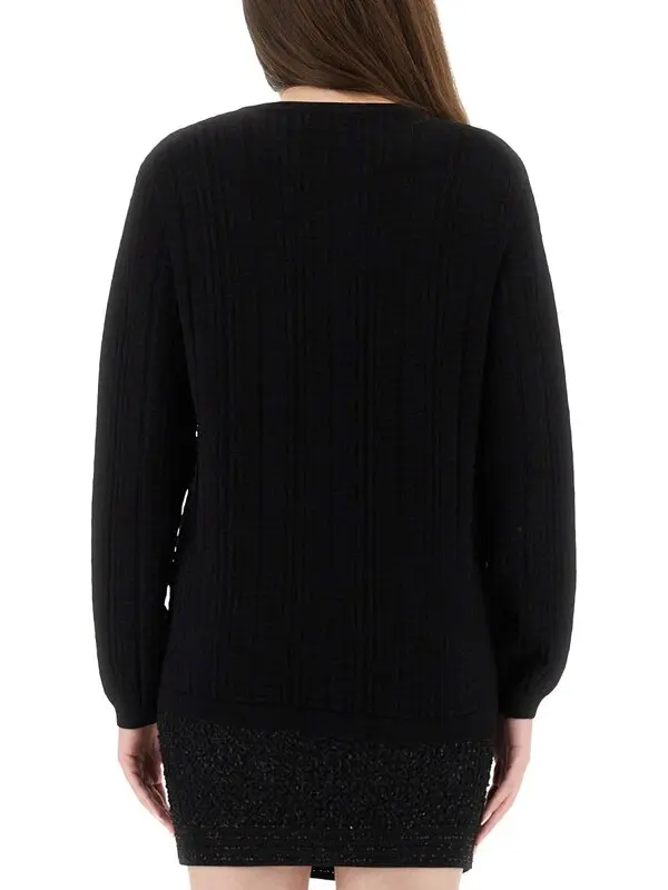 Balmain Knitted Top - Black