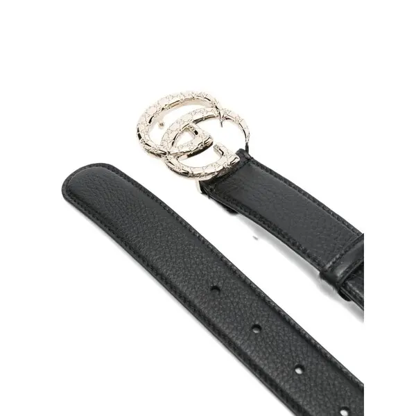 Gucci Calf Leather Double G Buckle Belt