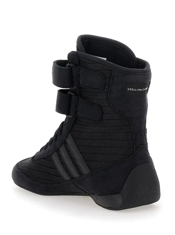 Stella McCartney High Top Sneakers With Strap Closure - Multicolor