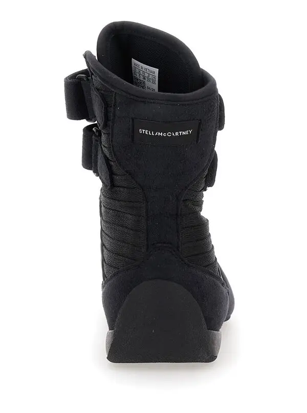 Stella McCartney High Top Sneakers With Strap Closure - Multicolor