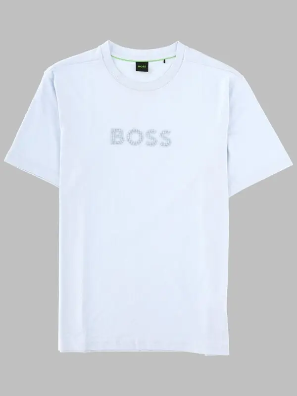 BOSS T-shirt Terrace Con Logo - Blue