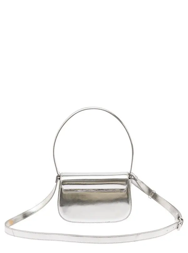 DIESEL® 1dr' Shoulder Bag In Laminated Leather - Silver