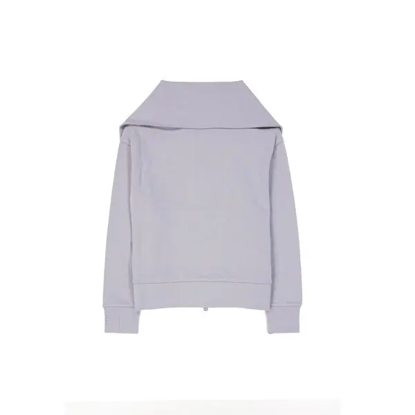 Herno Cotton Cardigan With Shawl Collar And Zip Fastening - Purple