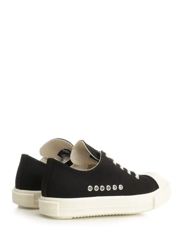 Rick Owens Low Top Cotton Sneakers