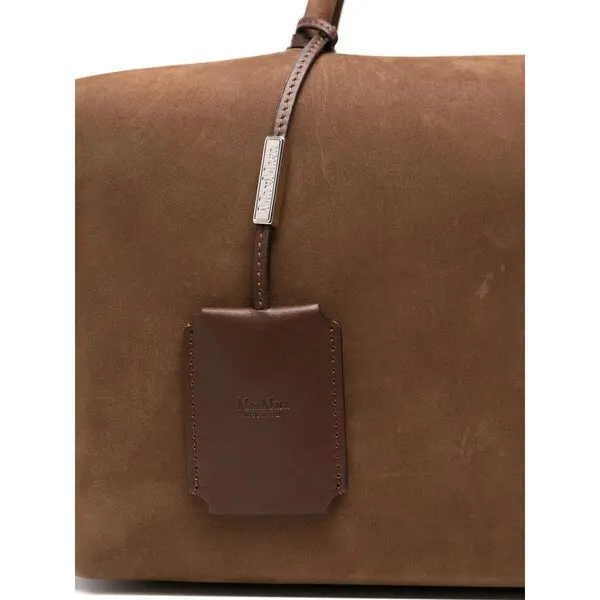 Max Mara Suede Tote Bag - Brown