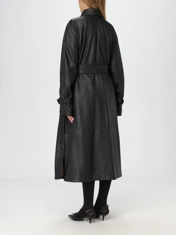 Max Mara Leather Trench Coat