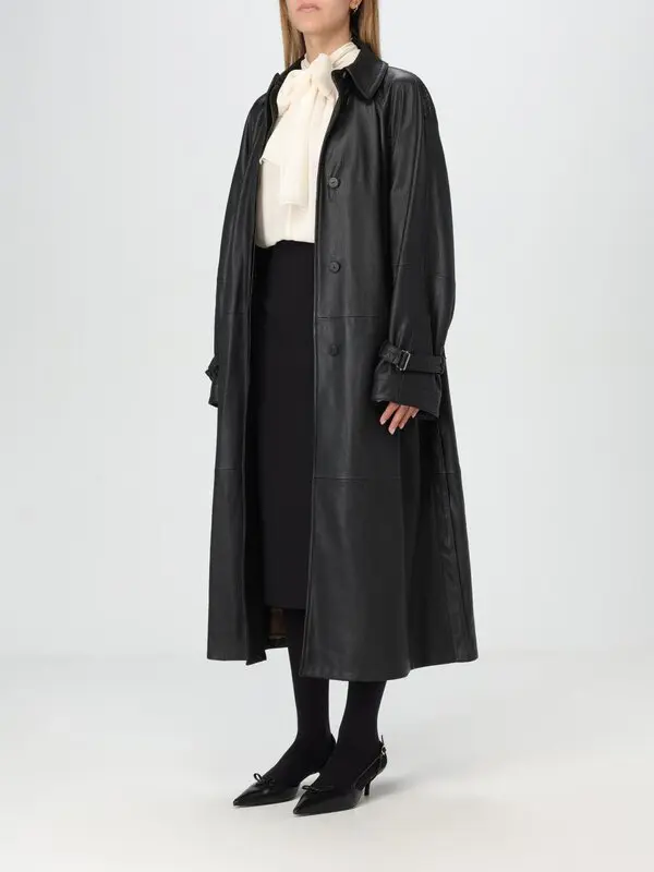 Max Mara Leather Trench Coat