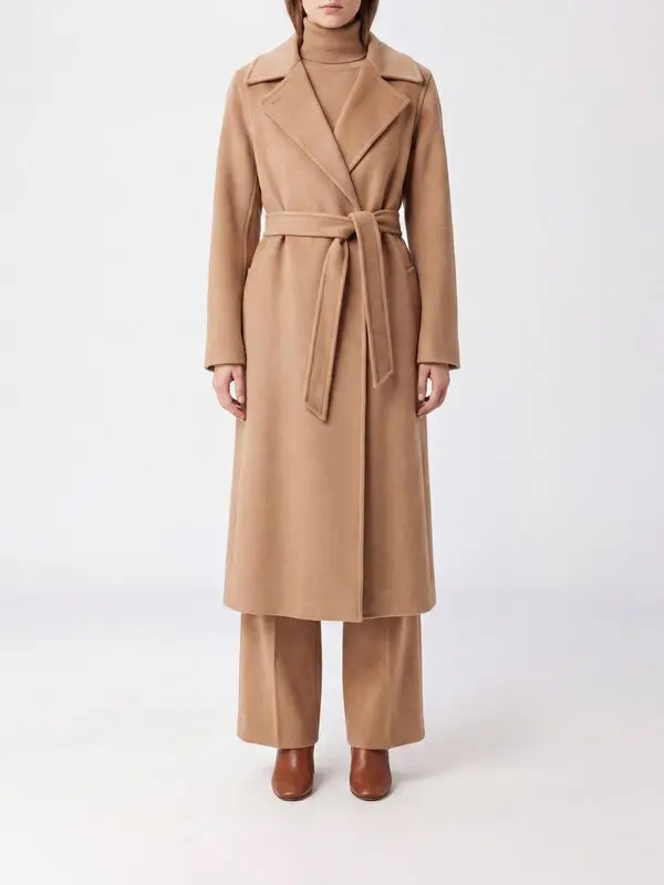 Max Mara Camel Cashmere Coat - Brown