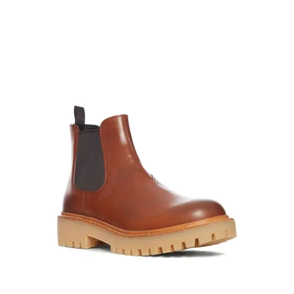 Prada Leather Chelsea Boots